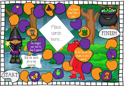 Happy Little Learners: Room on the Broom Board Game