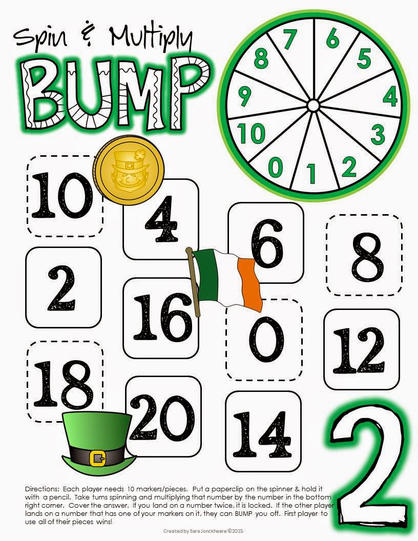 Classroom Freebies Too: Multiplication Bump