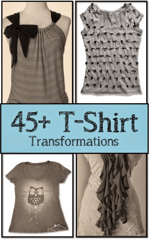 Let It Shine: 45+ T-Shirt Refashion Tutorials