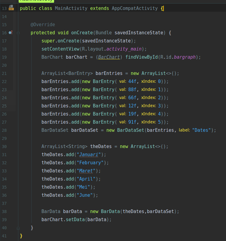 Nostra Technology: Simple Bar Chart Android Use MPAndroidChart Library