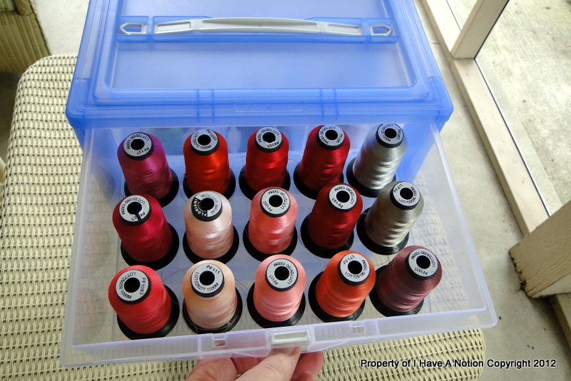 I Have A Notion: The New Floriani Thread Storage Boxes Arrived Last Night