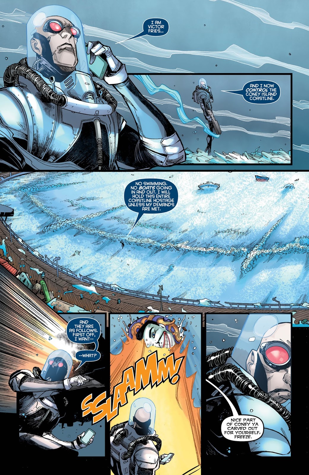 Captain Cold Vs Mr Freeze