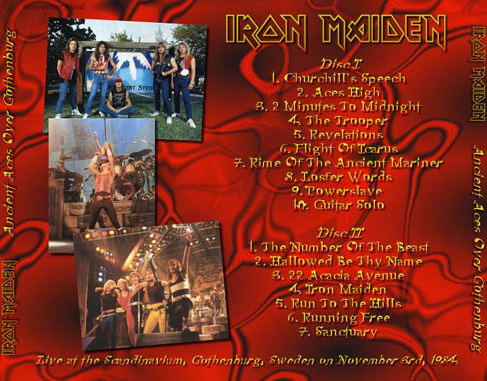 PLUMDUSTY'S PAGE: Iron Maiden 1984-11-03 Scandinavium Gothenburg, Sweden