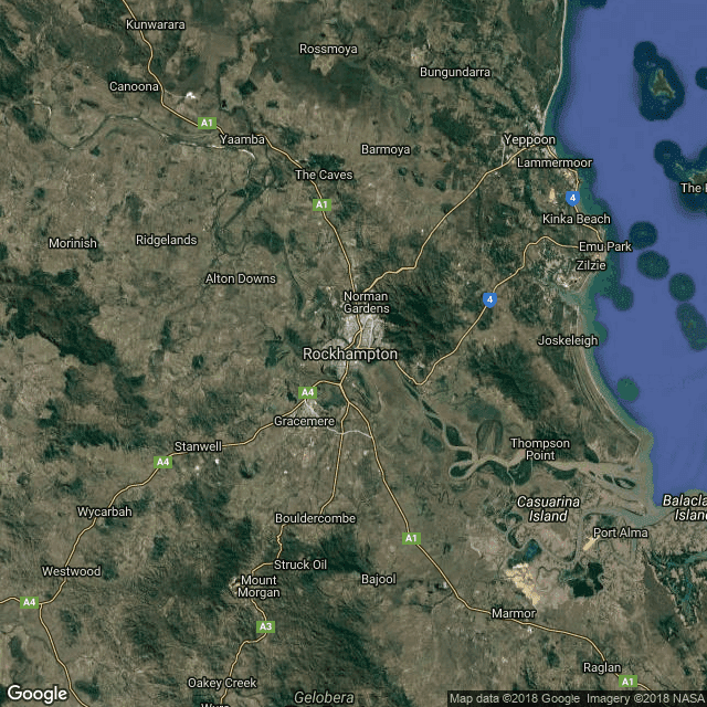 Rockhampton Map Free Download
