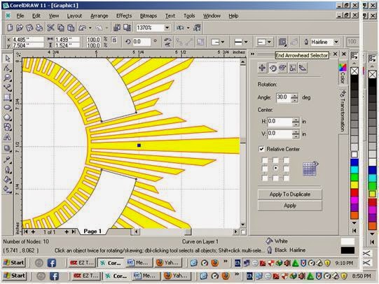 Belajar Corel Draw: Membuat Logo Muhammadiyah