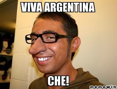 Memes de Internet: viva argentina che!