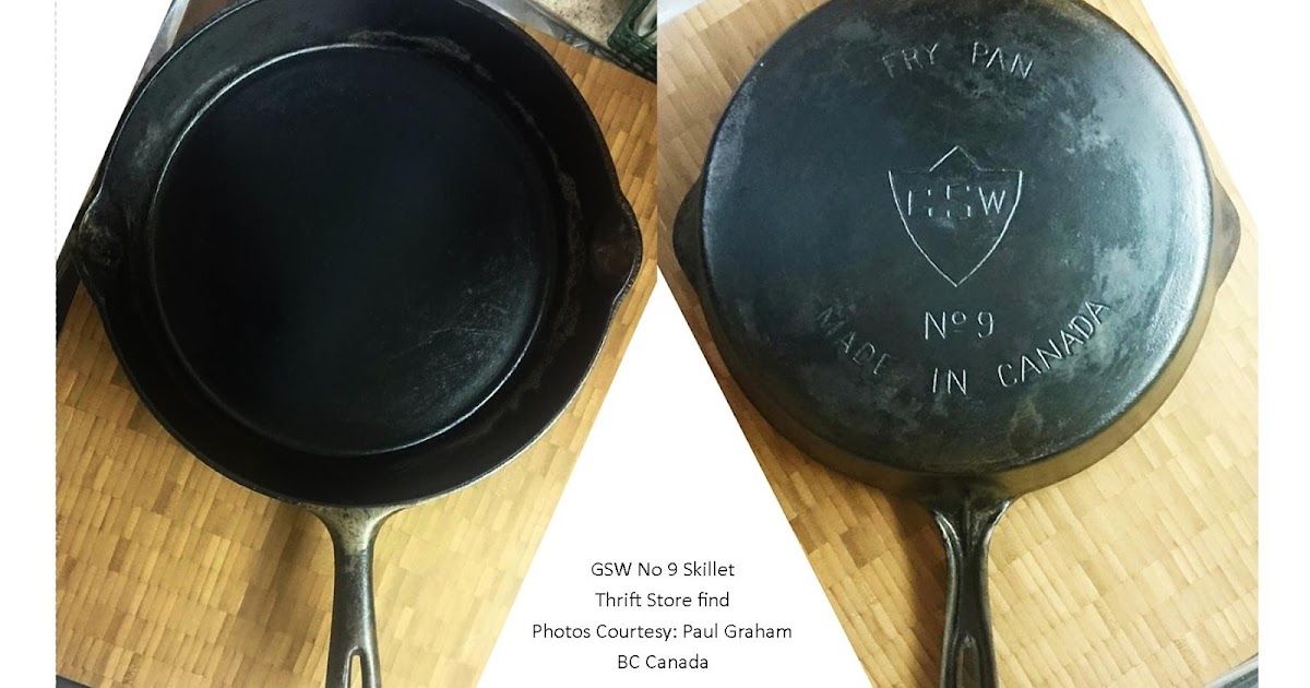 TOPONAUTIC Outdoor News-Events-Recipes: GENERAL STEEL WARES (GSW) Cast Iron
