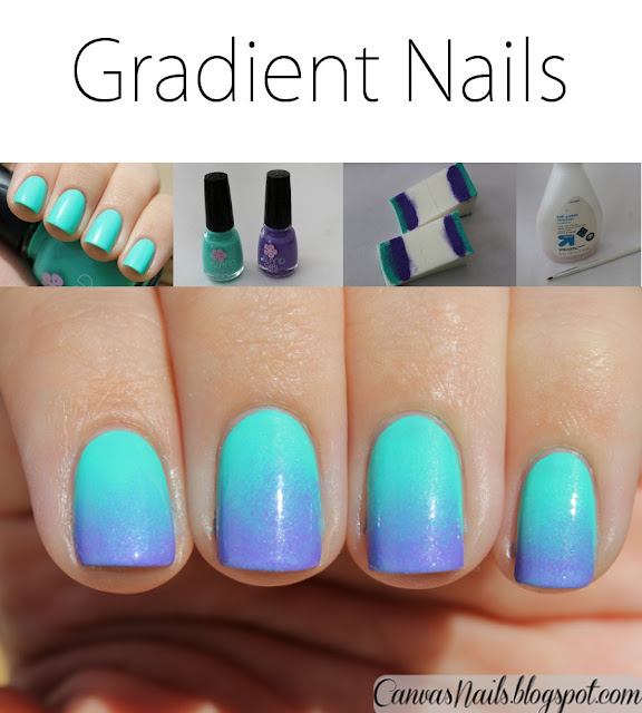 Canvas Nails: Gradient Nails + Tutorial
