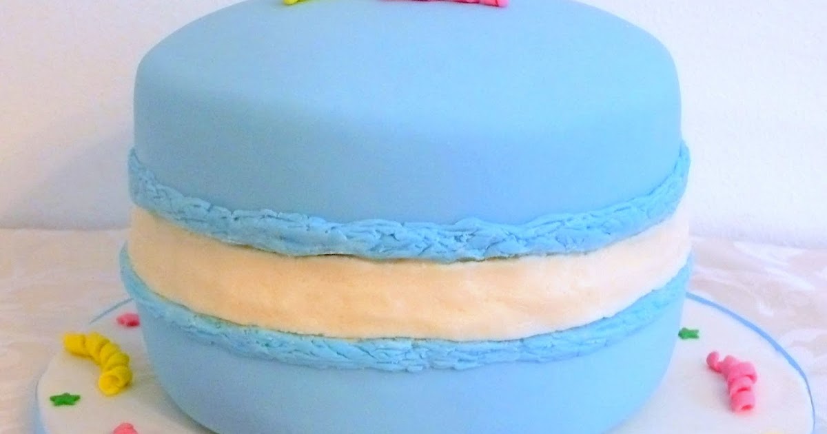 Katy's Kitchen: Giant French Macaron Cake