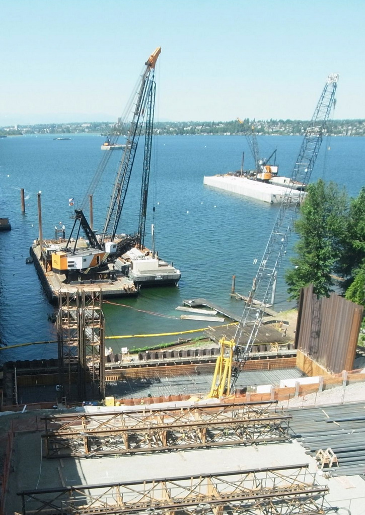VISIONS DE CHANTIERS: SR 520 Seattle "floating bridge" (suite 9)