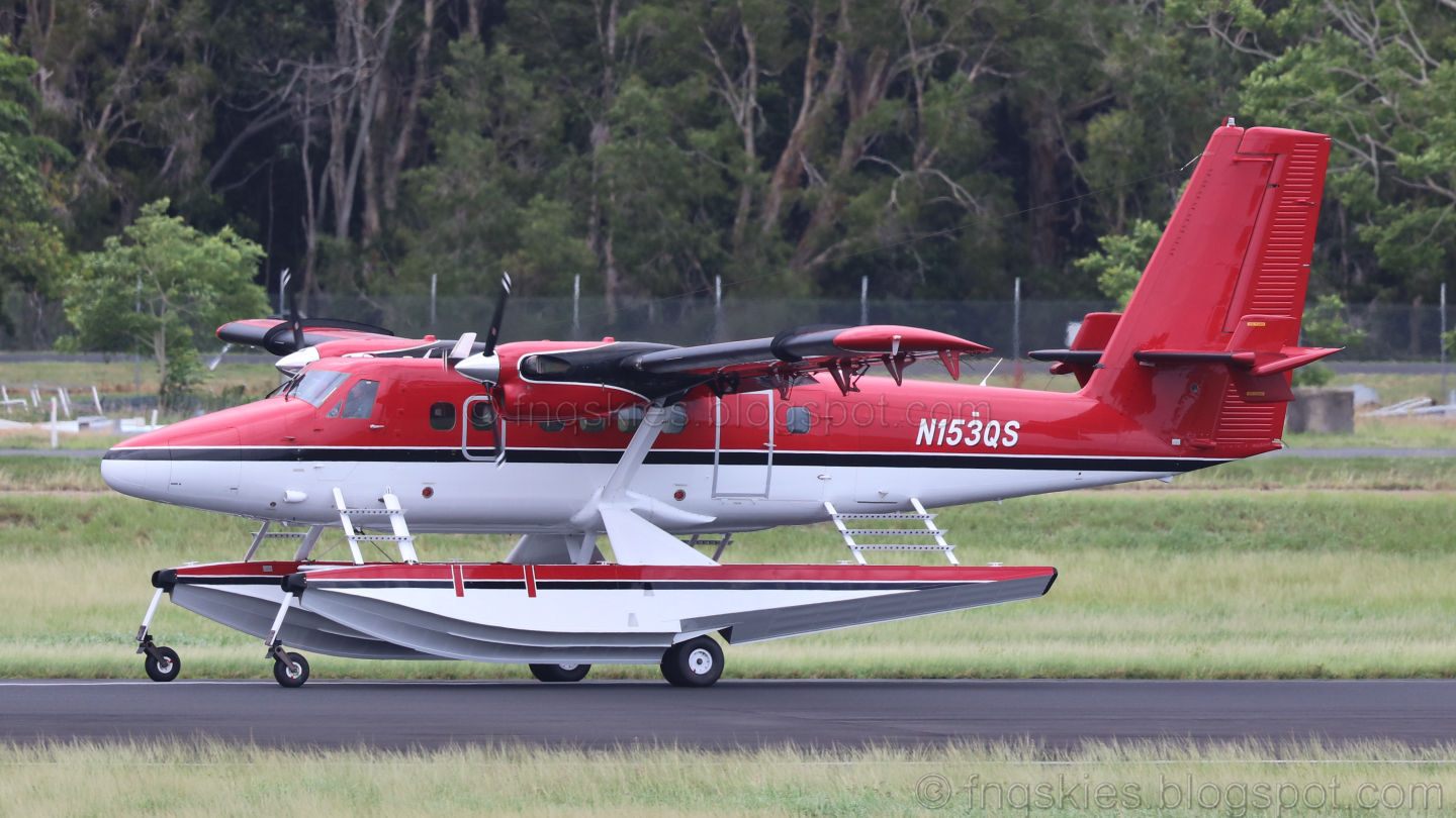 Far North Queensland Skies: Twin Otter DHC-6-400 N153QS arrives