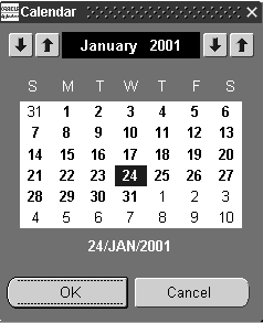 How to invoke a calendar in a form | Oracle Apps