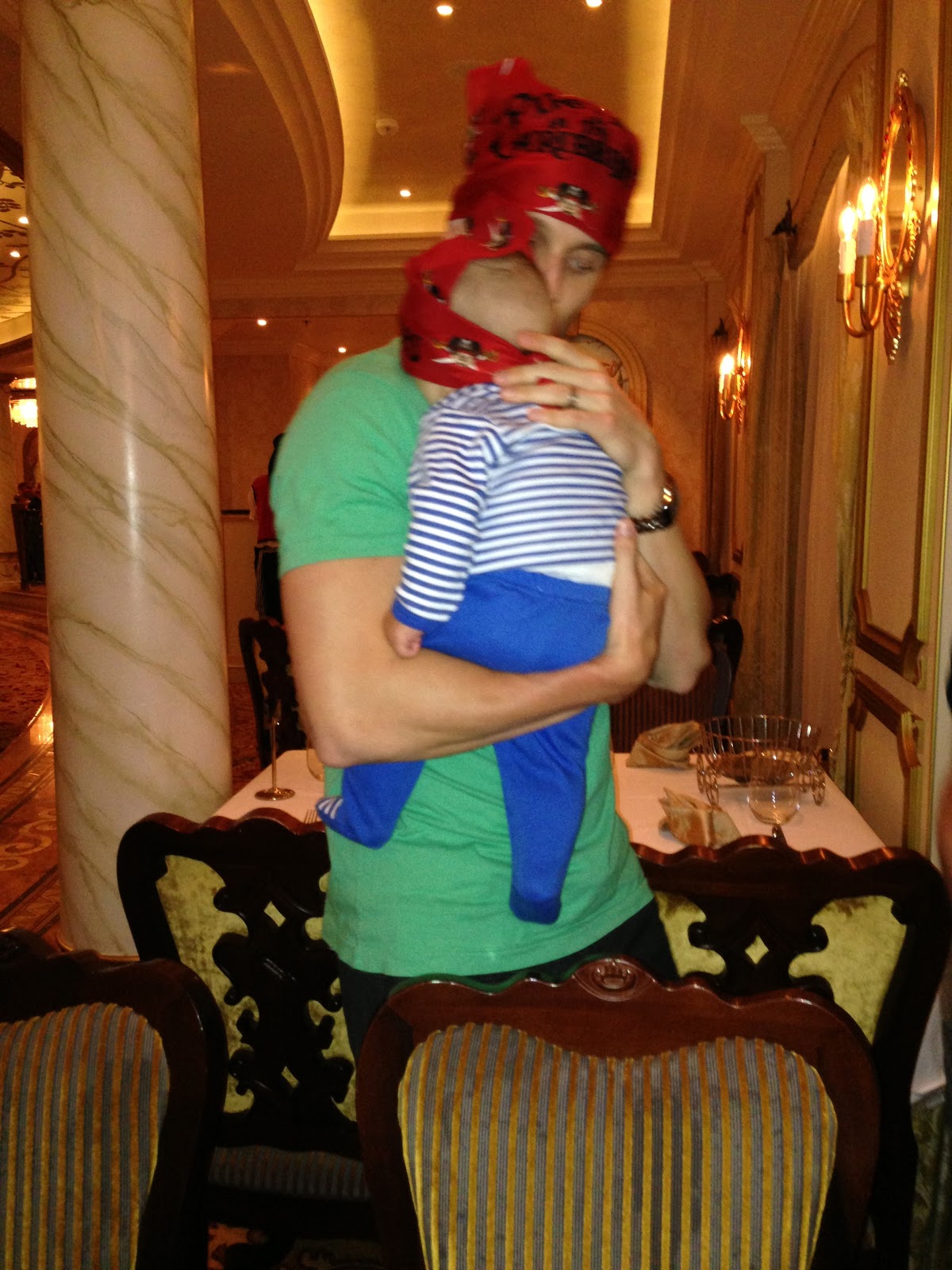 Baby's first Disney Cruise Part 3: Pirate Night. | Mr. and Mrs. Powell