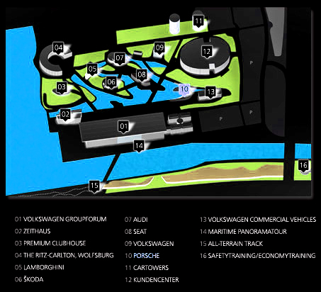 ARTE, ARQUITECTURA Y DISEÑO: PORSCHE PAVILION EN AUTOSTADT, WOLFSBURG