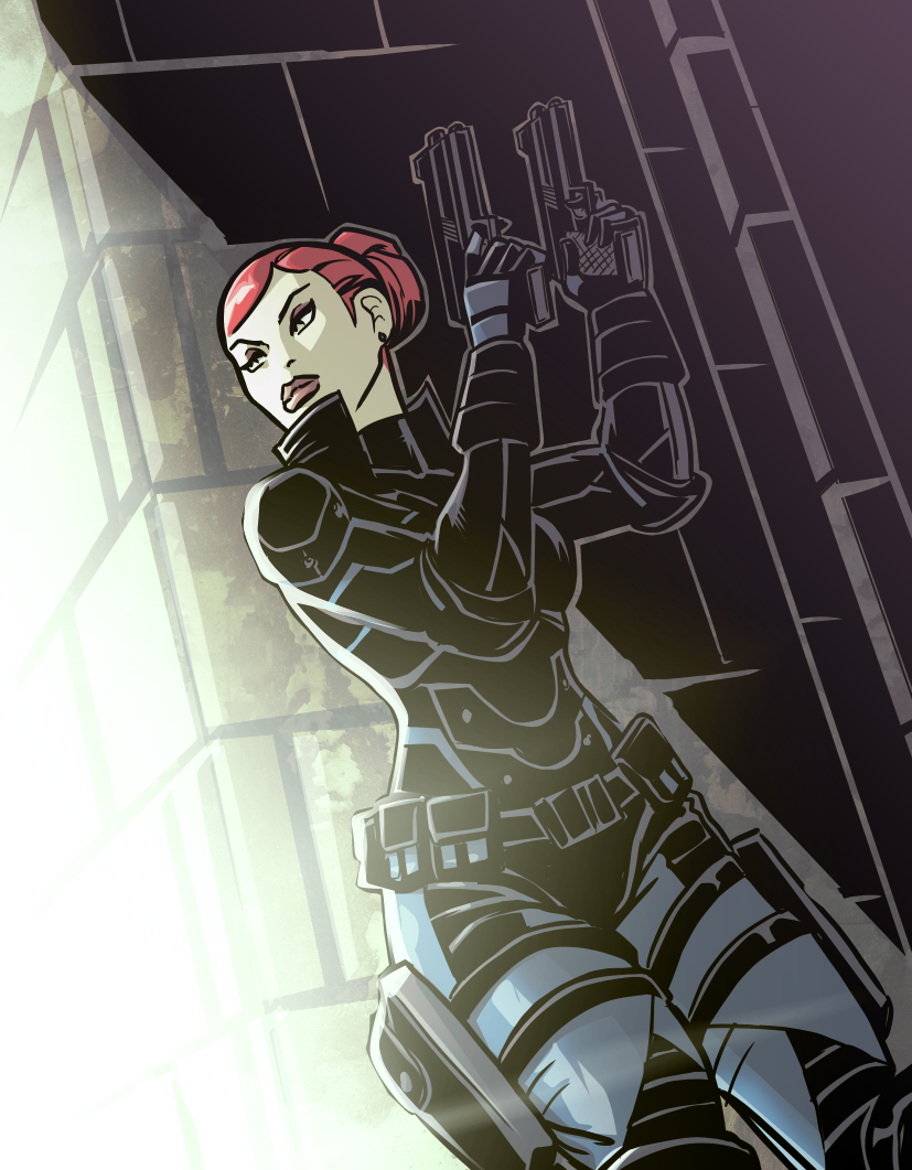 Vampire Gun Fighter - Commission | EryckWebbGraphics