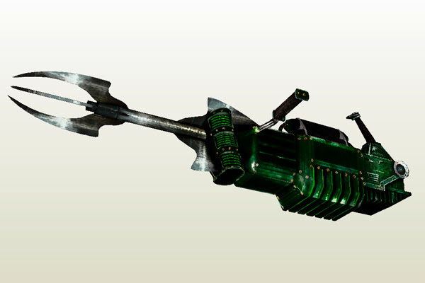 Papercraft Fallout 2 Turbo Plasma Rifle ~ Papercraftsparati | Todos los ...