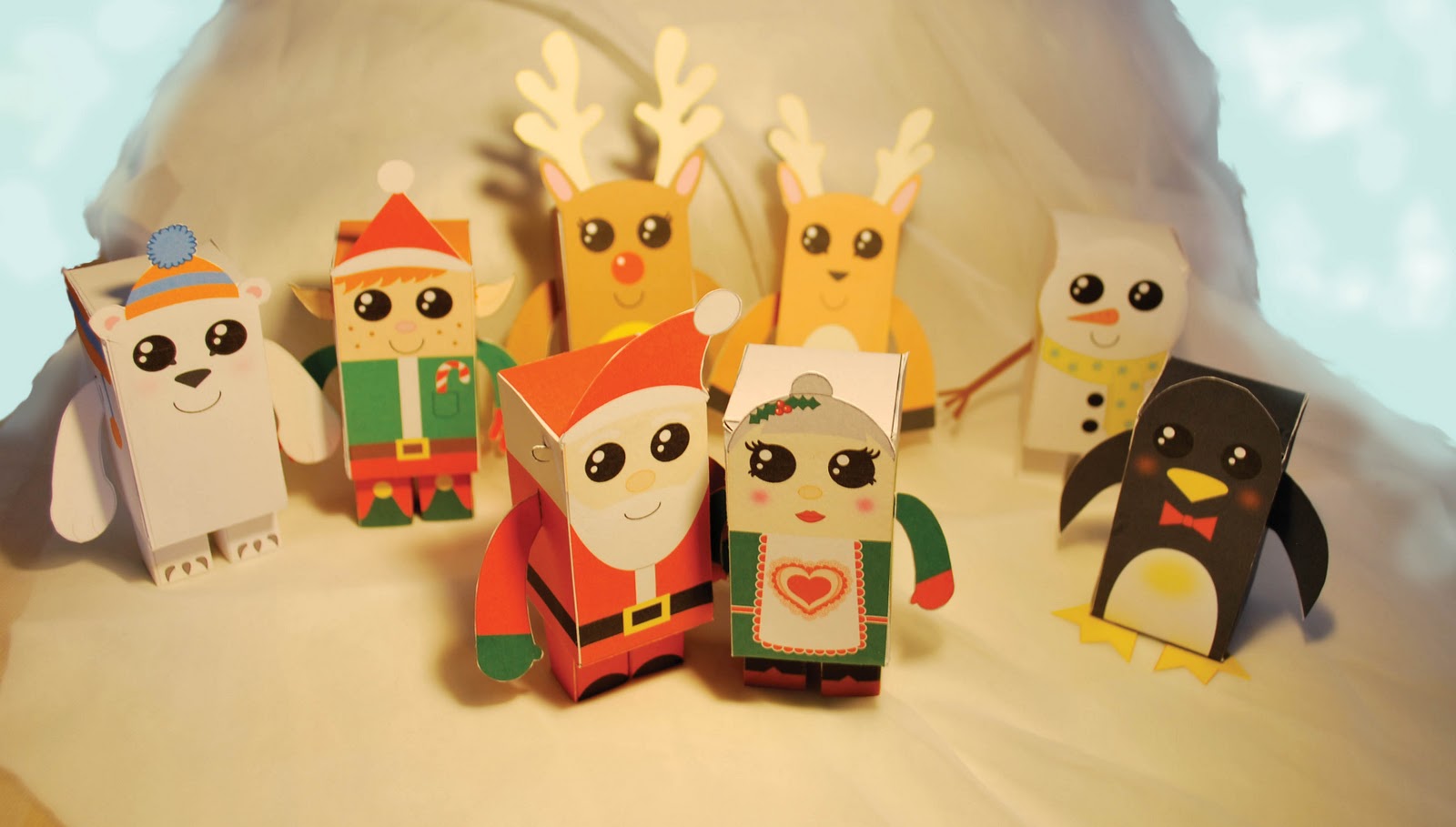 Samantha Eynon: Christmas paper toy template giveaway!