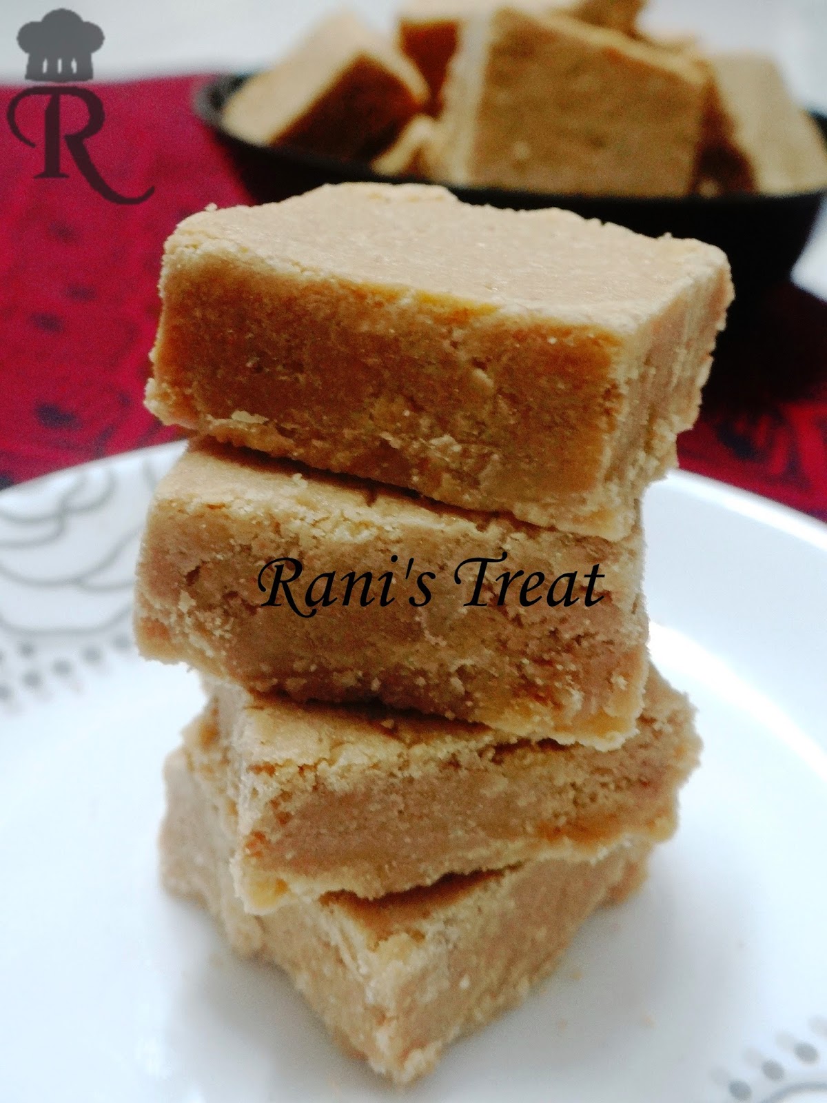 Rani's Treat: 7 Cup Burfi | Seven Cup Sweet | Easy Diwali Sweet Recipe