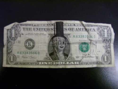 20 Funny Defaced Dollar Bills (20 pics) | Daily Fun Pics