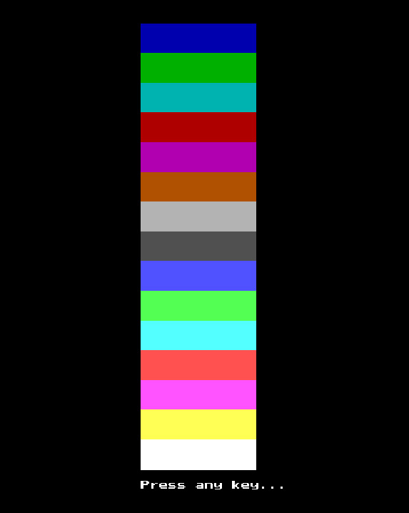 Cgraphics C Program To Define Palette Of Colors