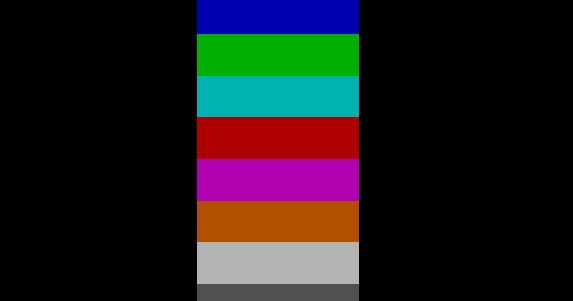 cgraphics: C Program to define palette of colors