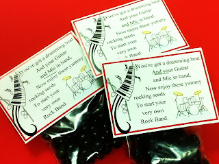 How to Start a Rock Band Candy Printable