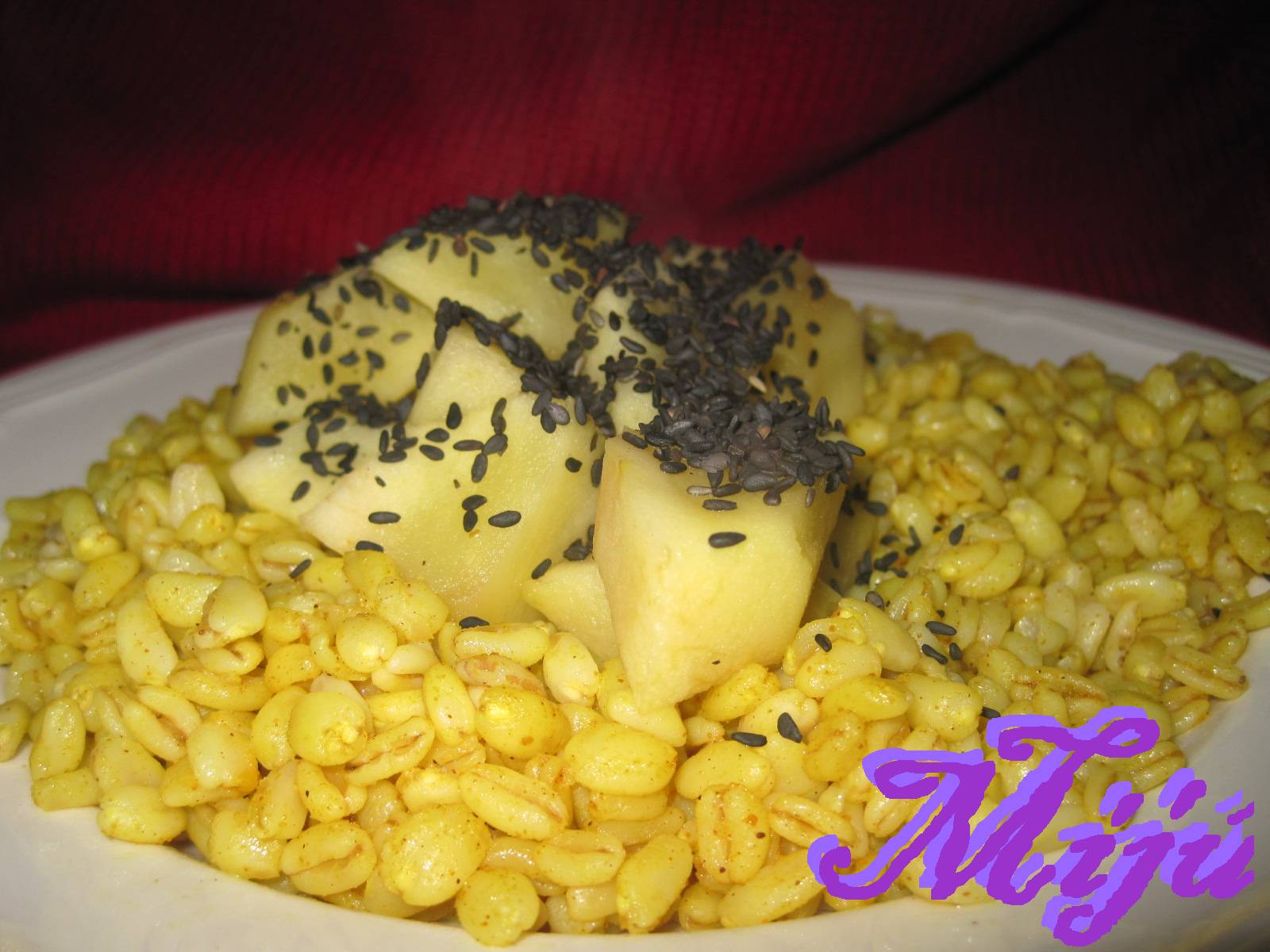 EL BOCADO DE LA HUERTA: TRIGO CON SESAMO NEGRO