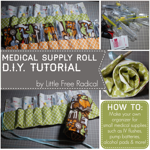 Little Free Radical: how to make a medical supply roll | d.i.y ...