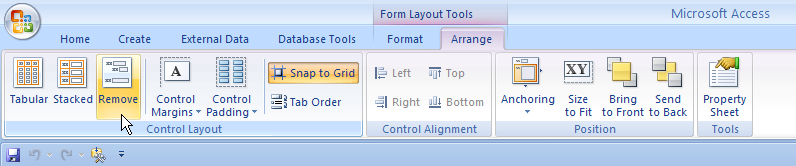 Membuat Form Menggunakan Blank Form - Access Terapan