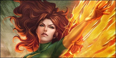 comic cartoons: Jean Grey