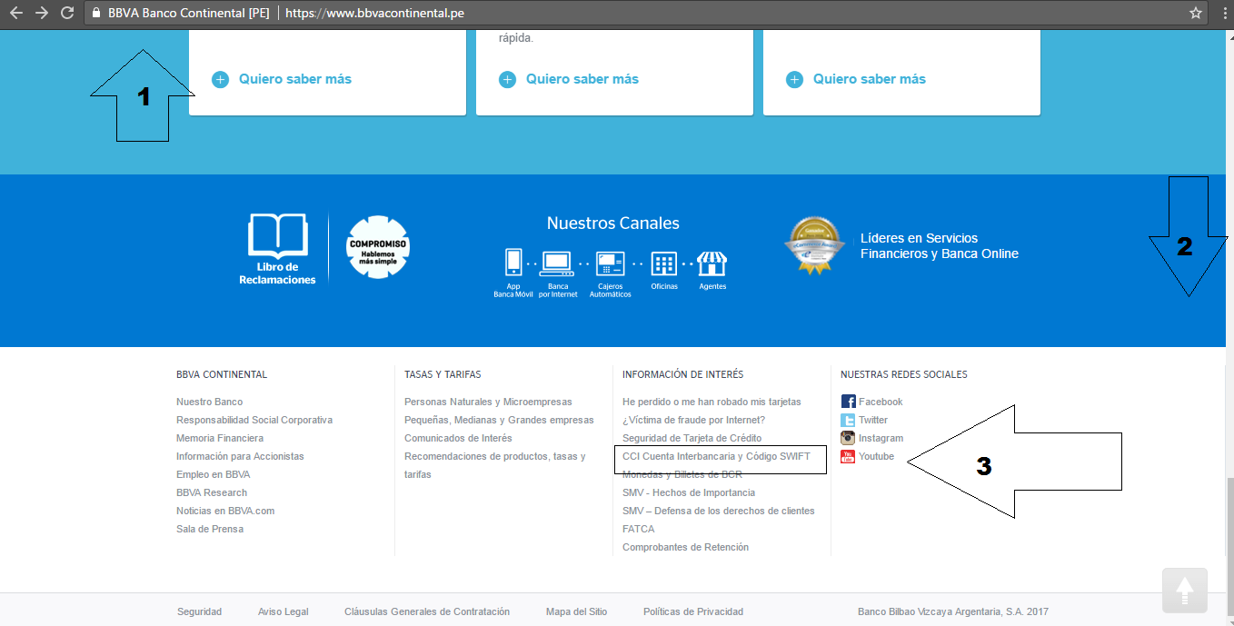 EL TÍO AXEL: Como Consultar el Código CCI del BBVA Continental