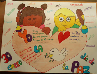 baul de ilusiones: Mural para el día de la PAZ