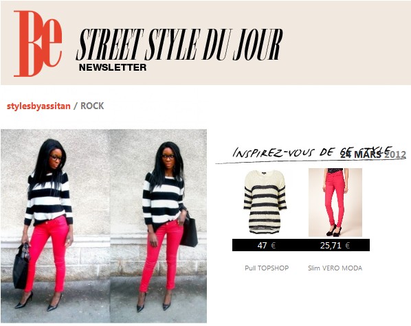 Ego post # 24 : Street Style du jour sur Be ! - Styles by Assitan. Blog ...