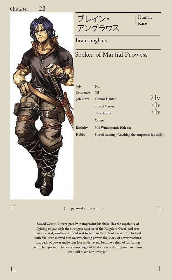 Thông tin của các nhân vật trong Overlord