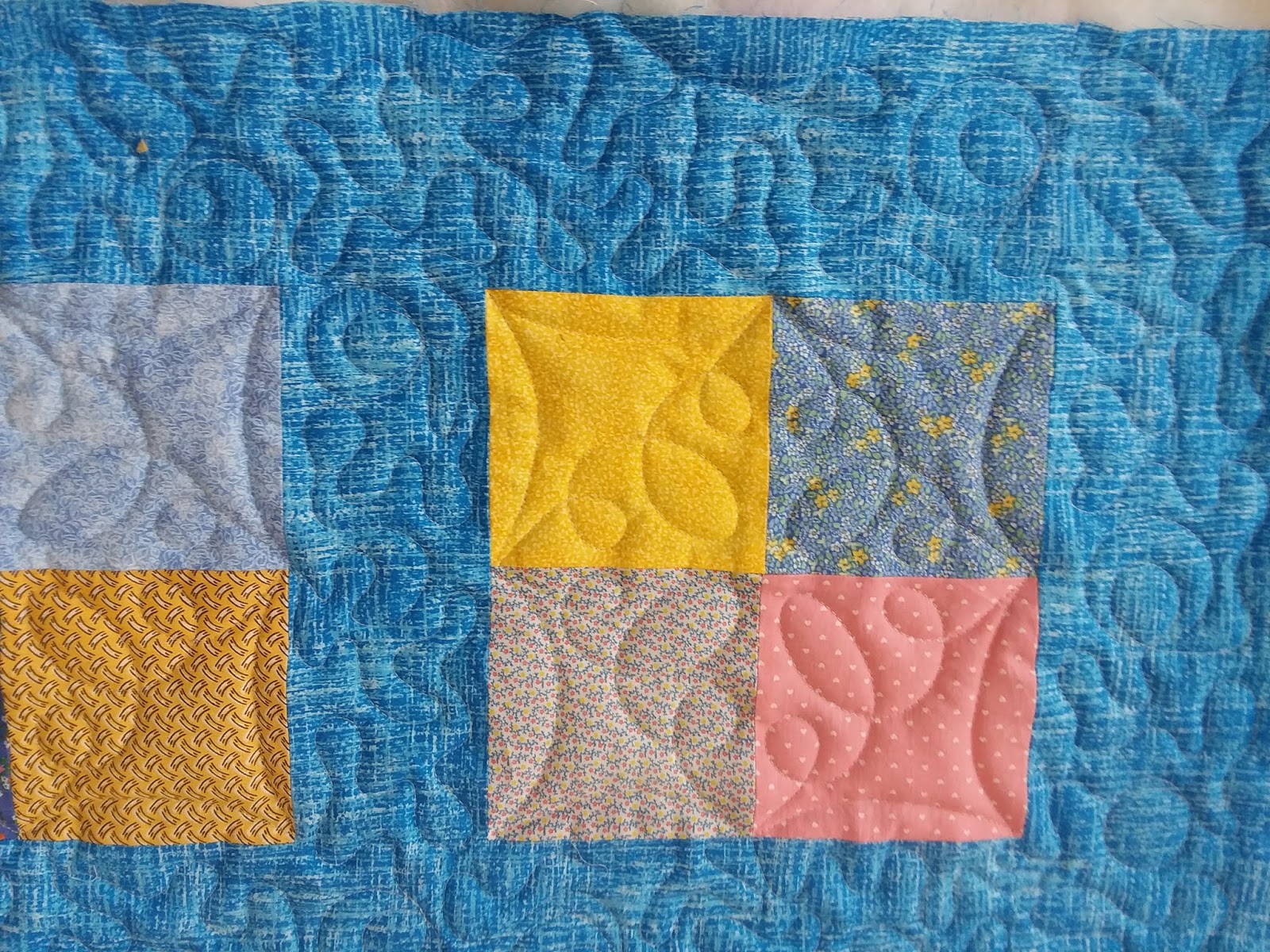 Down To Sew: 4-Patch Baby Quilt