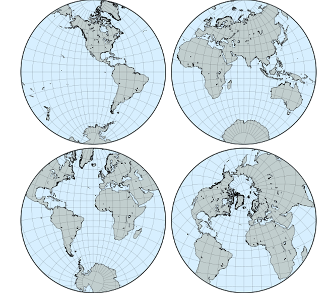 BrainStorming: Treasure Hunt & cartographic projections