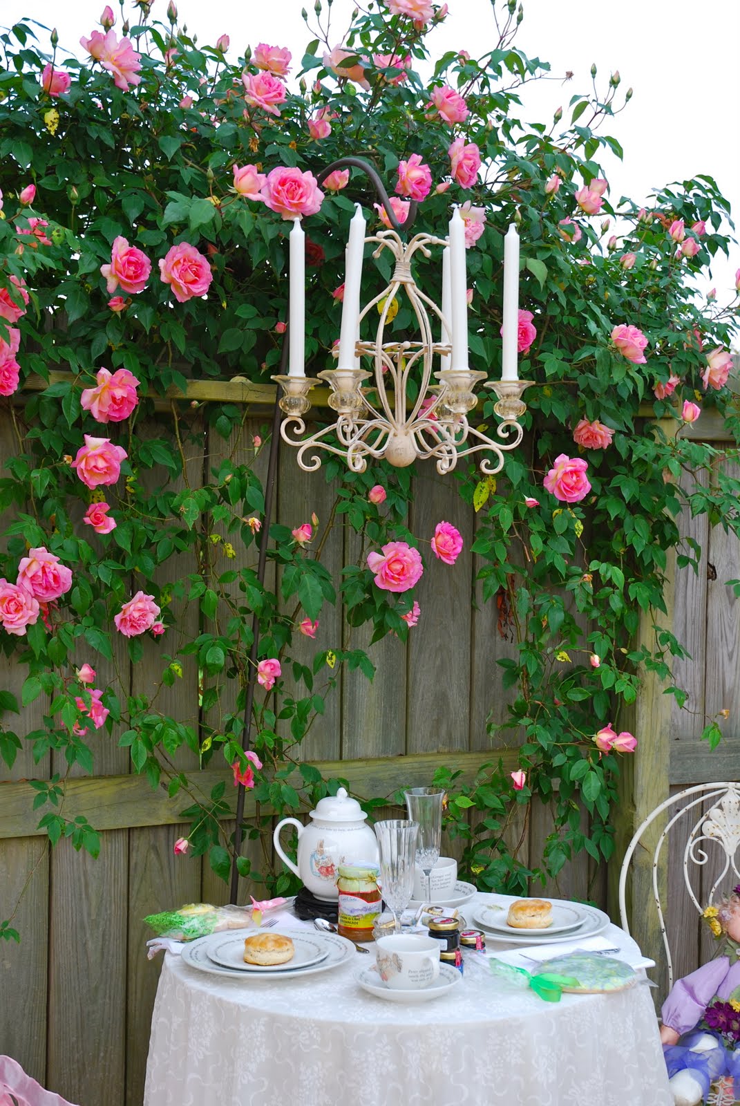 THE FRENCH HUTCH: A ROSE GARDEN TEA PARTY WITH PETER RABBIT