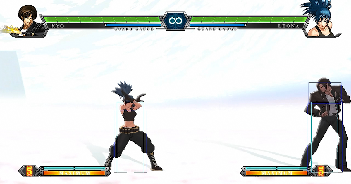 KOF XIII HITBOX: Leona