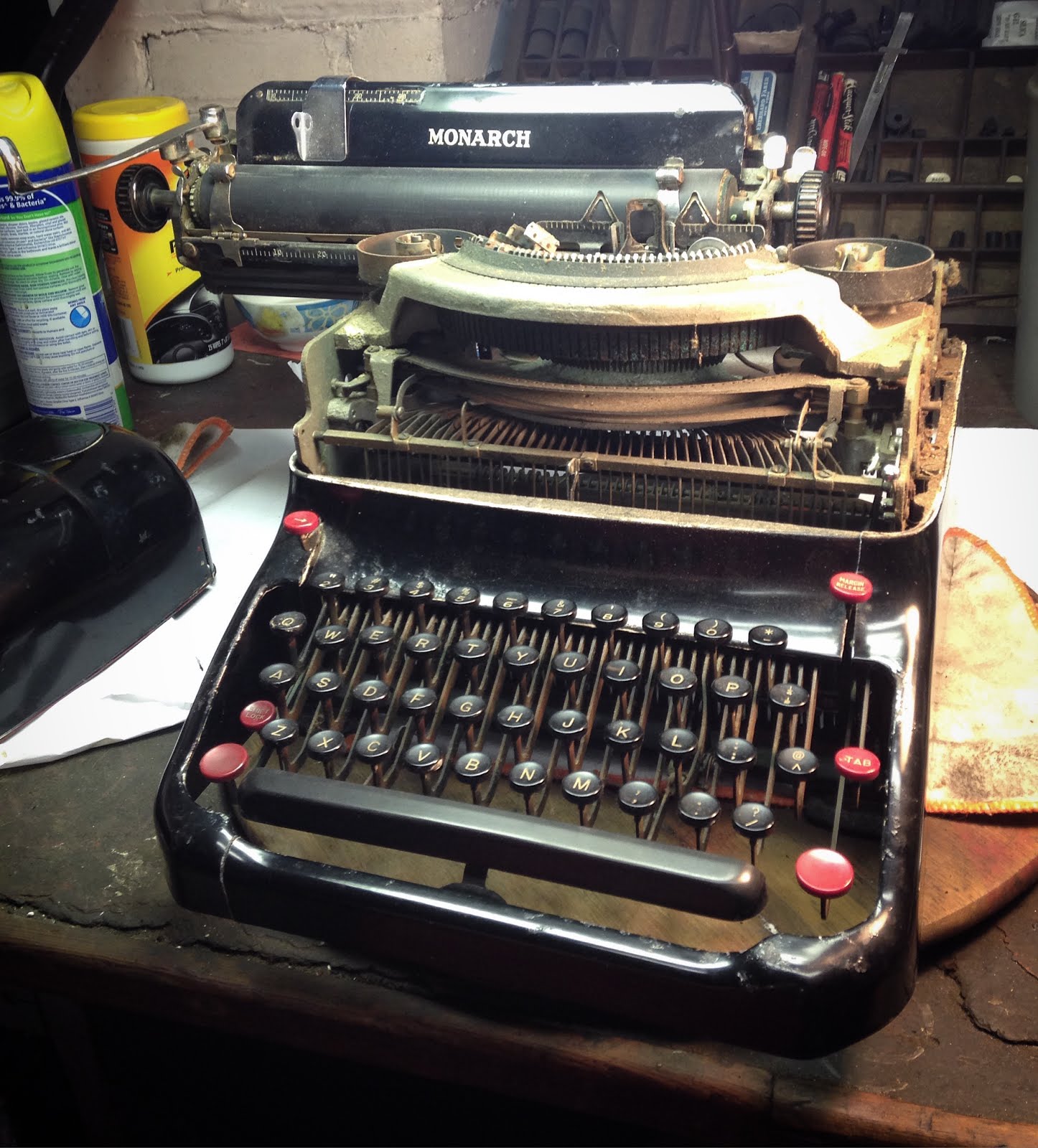 The Monarch 101 typewriter/ /THE TYPEWRITER REVOLUTION