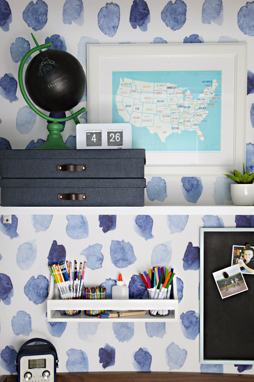 IHeart Organizing: Back to School: A Creative Workspace for our Boy!