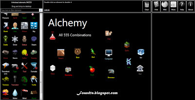 Alchemy PC Game: 555 Combinations