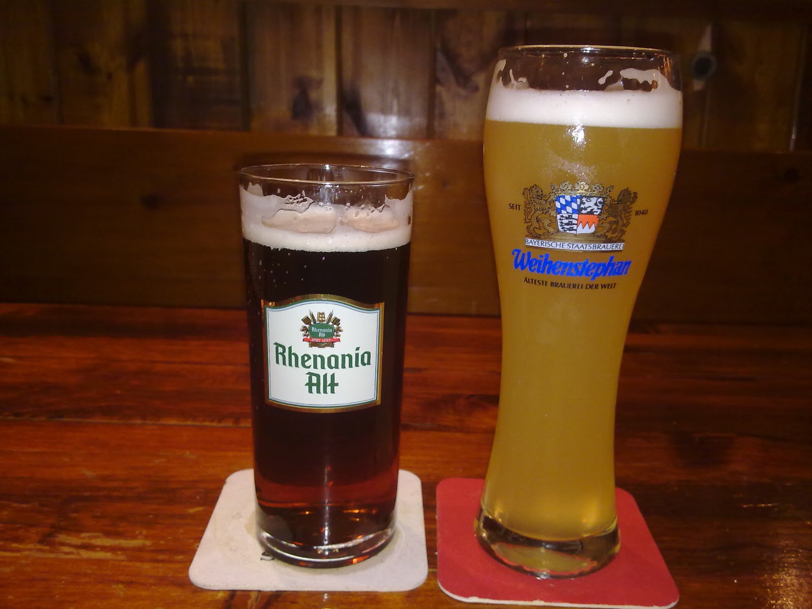 Buscando lugares inexplorados: Rhenania Alt & Weihenstephan