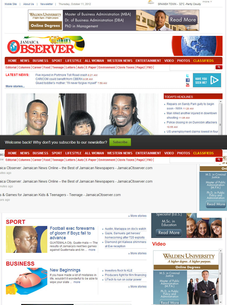 HISTÓRIA DO REGGAE: JAMAICA OBSERVER