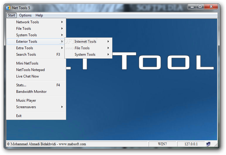 Net Tools 5 est un programme complet qui contient 175 outils pour ...