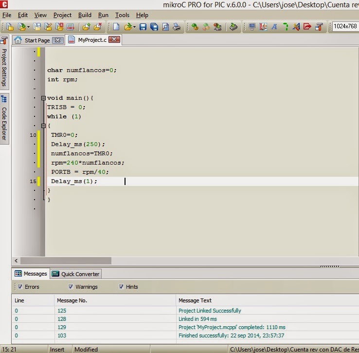 Control del Motor DC y lectura de la RPMs ~ Blog de José Esparis