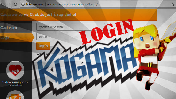 Como resolver o problema pra fazer login no Kogama BR | Blog do Joanir