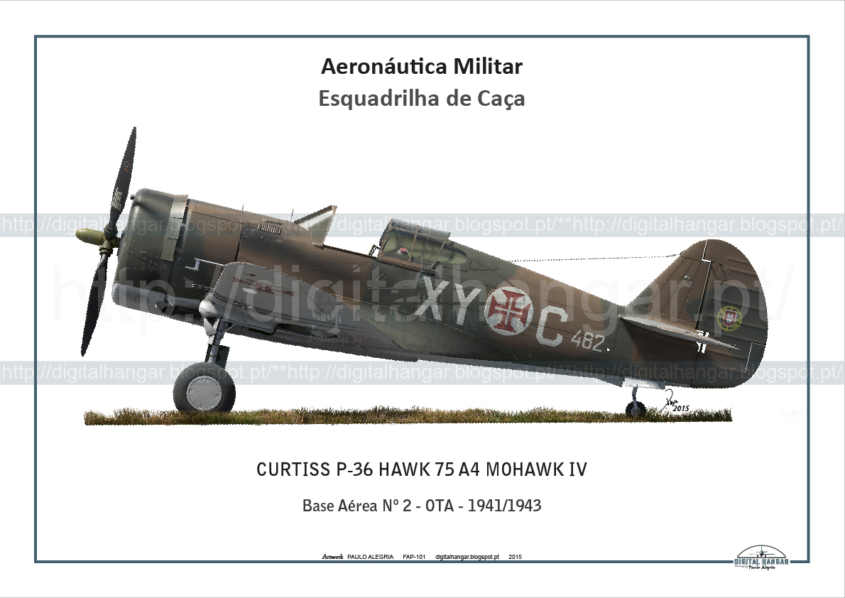 DIGITAL HANGAR: Curtiss P-36 Hawk 75 A4 Mohawk IV