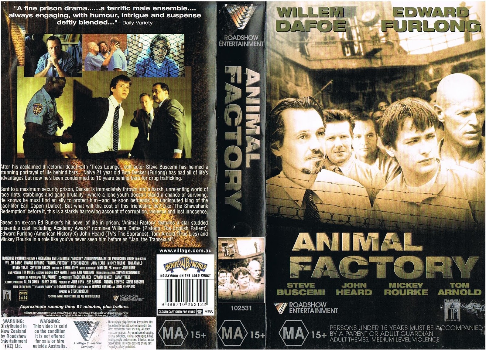 Australian VHS Covers: Roadshow Vhs Collection Second Label