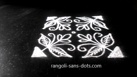 Dot rangoli designs with number of dots