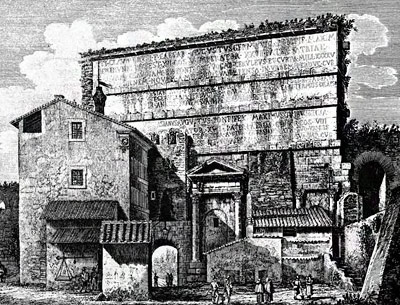 romanoimpero.com: PORTA PRAENESTINA-LABICANA (Porte Aureliane)